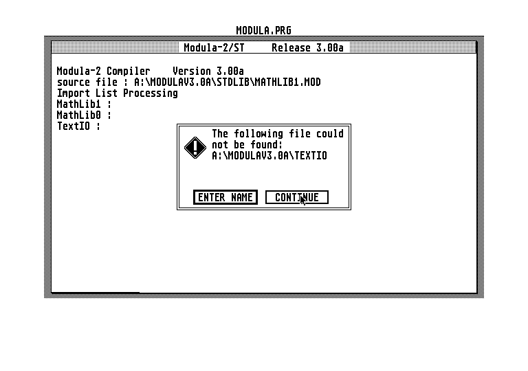 Modula 2 v3.00 (19xx)(-) - ROMs Atari ST - Atari ST - Applications ...